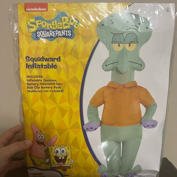 Nickelodeon | Costumes | Spongebob Squarepants Squidward Blow Up Costume Sz Child Os 8yrs ...